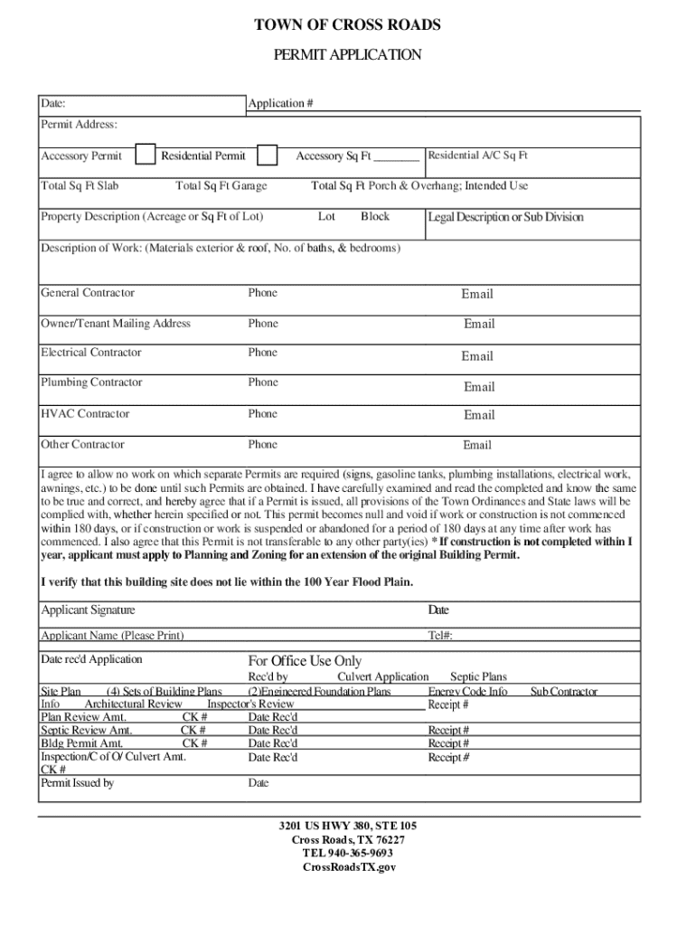 Fillable Online Building Packet Index for Residential or Accessory ...