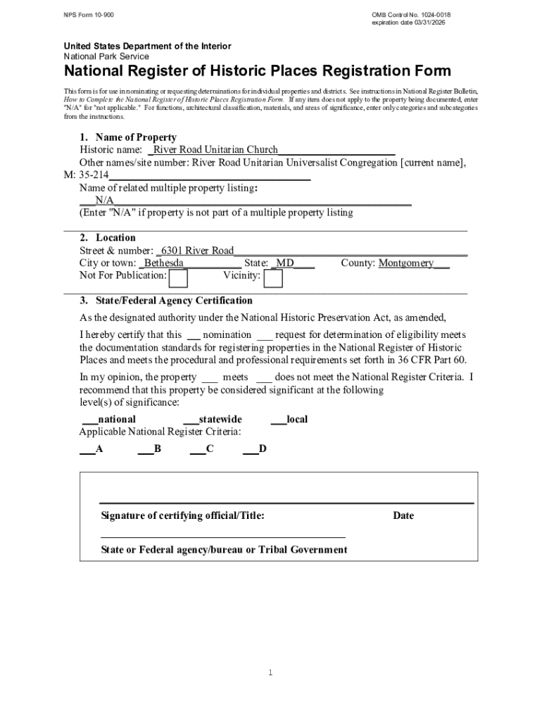 Fillable Online Bellows School National Register of Historic Places ...