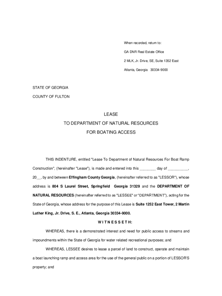 Fillable Online Department-of-Natural-Resources-Lease-Agreement.pdf Fax ...