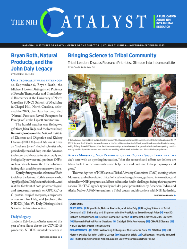 Fillable Online Bryan Roth, Natural Products, and the John Daly Legacy ...