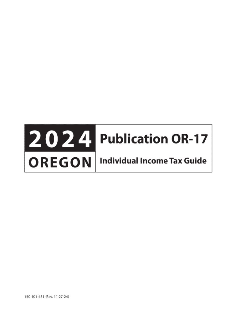 Fillable Online Personal Income Tax - Oregon Department of Revenue Fax ...