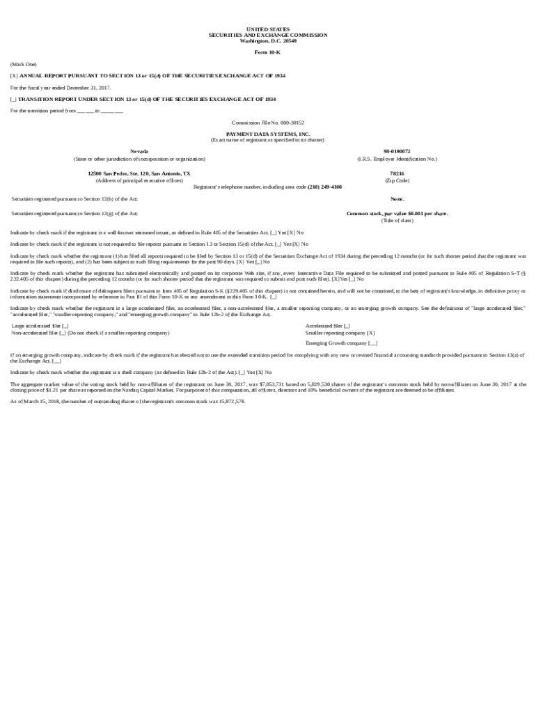 Fillable Online 10K 1 f10k2017mysizeinc.htm ANNUAL REPORT Fax Email Print - pdfFiller