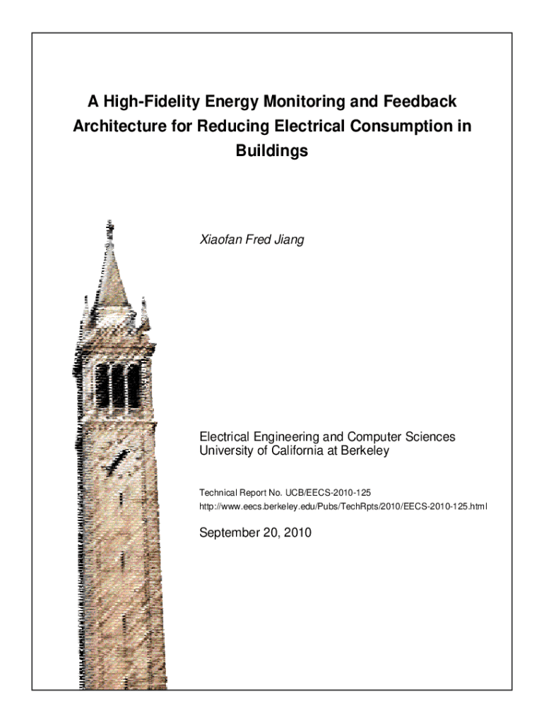 Fillable Online a High-fidelity Energy Monitoring and Feedback ...