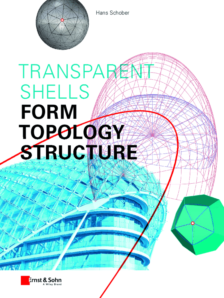 Fillable Online Shell Structures For Architecture Form Finding And