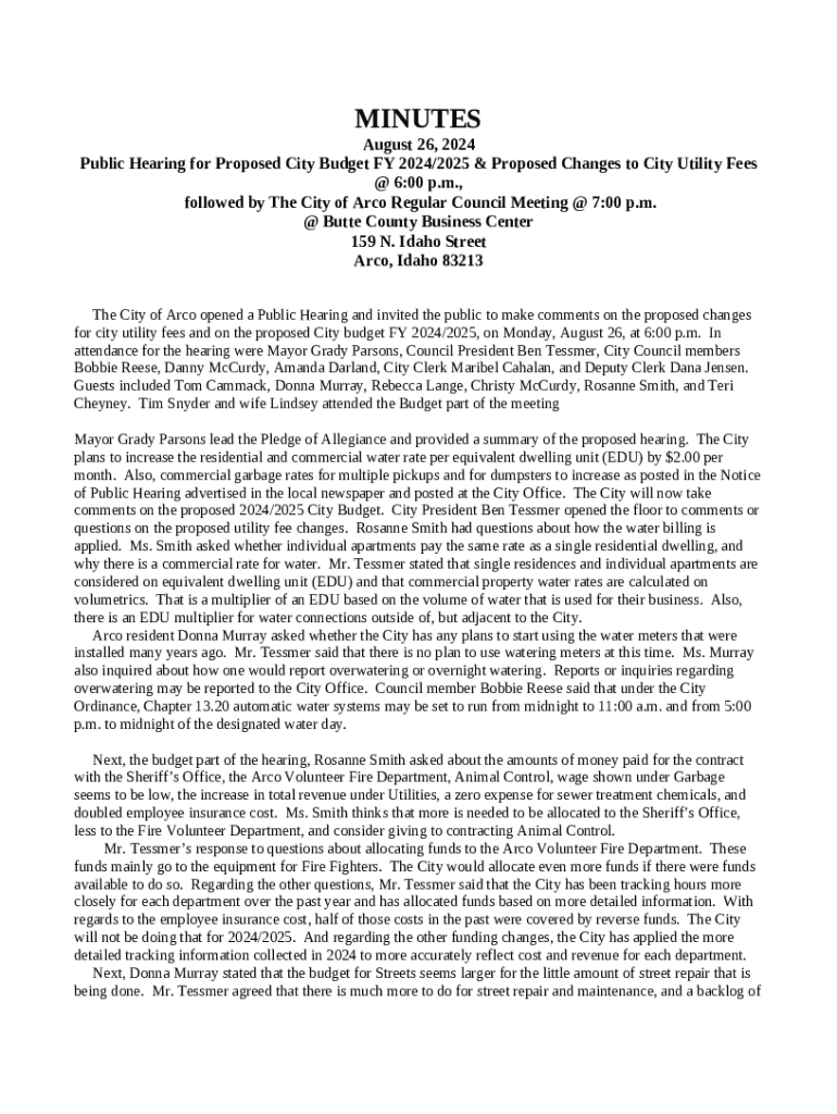 FY2025 Operating, 5-year Capital Improvement Plan and ... Doc Template ...