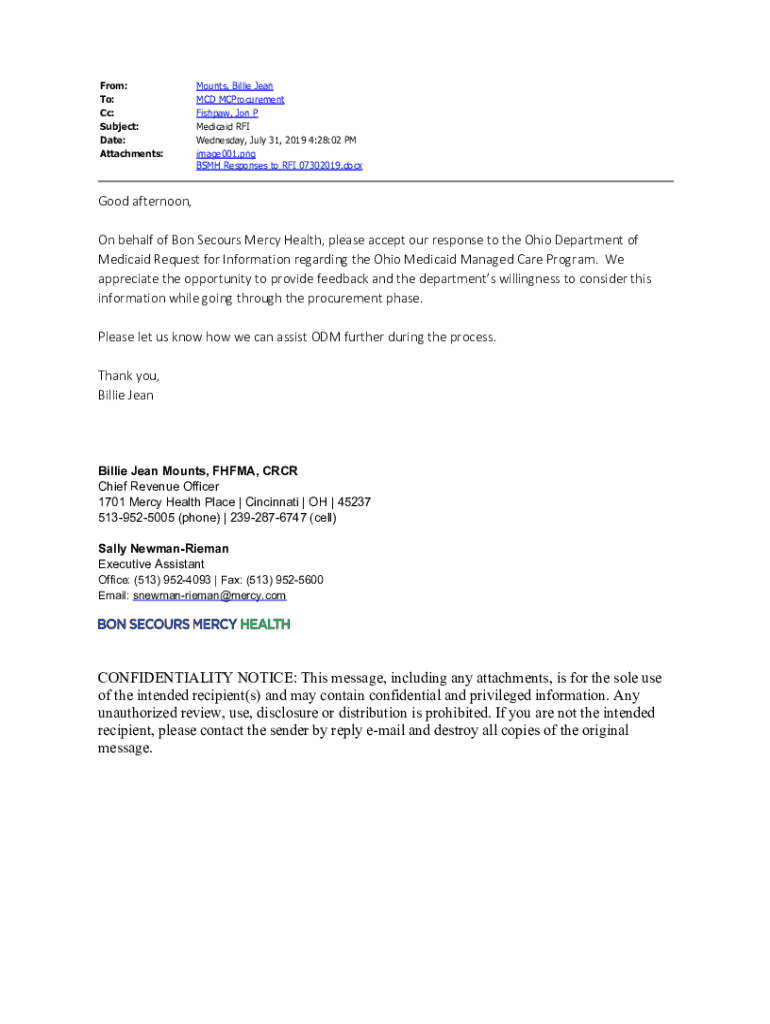 Fillable Online Bon Secours Mercy Health - 2.pdf Fax Email Print - pdfFiller