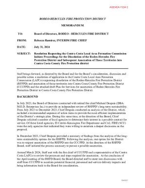 Fillable Online Dissolution of the Rodeo-hercules Fire Protection ...