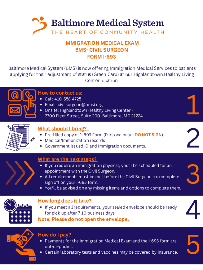 Fillable Online Avoid Rejection: Form I-693 Report of Medical Examination ... Fax Email Print ...