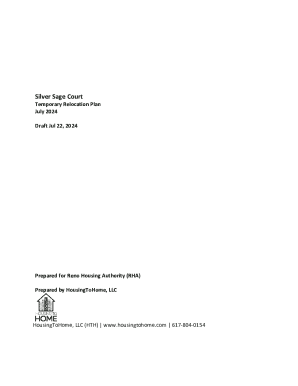 Fillable Online Temporary Relocation Plan Fax Email Print - pdfFiller