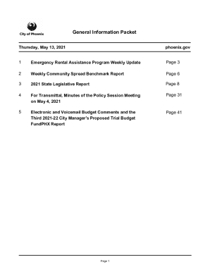 Fillable Online General Information Packet - May 13, 2021 Fax Email Print - pdfFiller