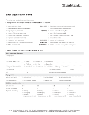 Fillable Online Loan Application Form Fax Email Print - pdfFiller