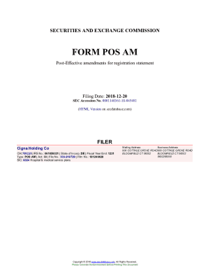 Fillable Online Post-effective Amendments for Registration Statement ...