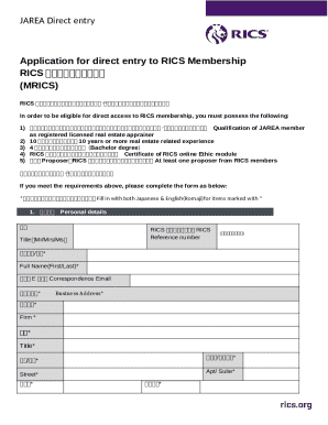 How to join the RICS Doc Template | pdfFiller
