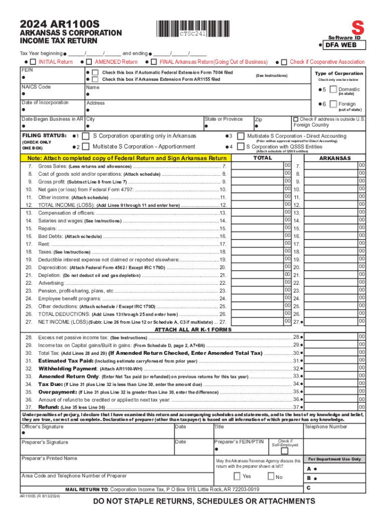Fillable Online 2024 Form 1120-S Fax Email Print - pdfFiller