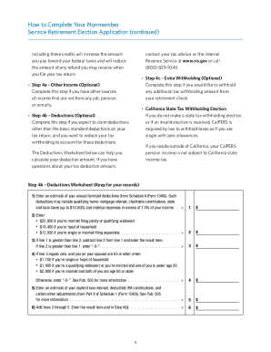 Fillable Online a Guide to Completing Your Calpers Nonmember Service ...