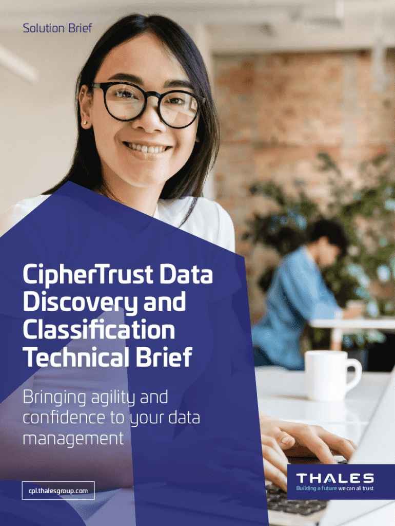 Fillable Online Ciphertrust Data Discovery and Classification Technical ...