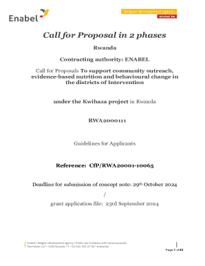 Fillable Online Call for Proposals to Support Community Outreach ...