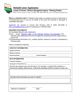 Fillable Online Rebuild Letter Application Fax Email Print - pdfFiller