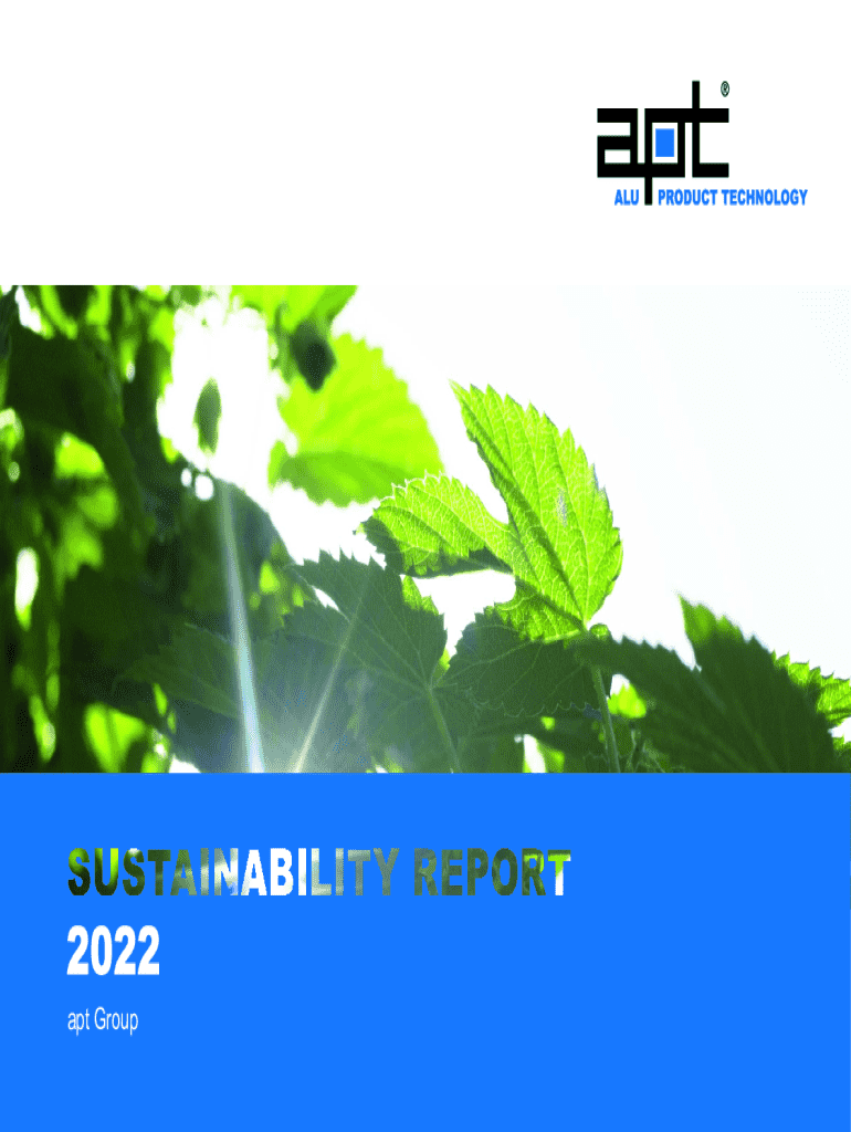 Fillable Online Sustainability Report Fax Email Print - pdfFiller