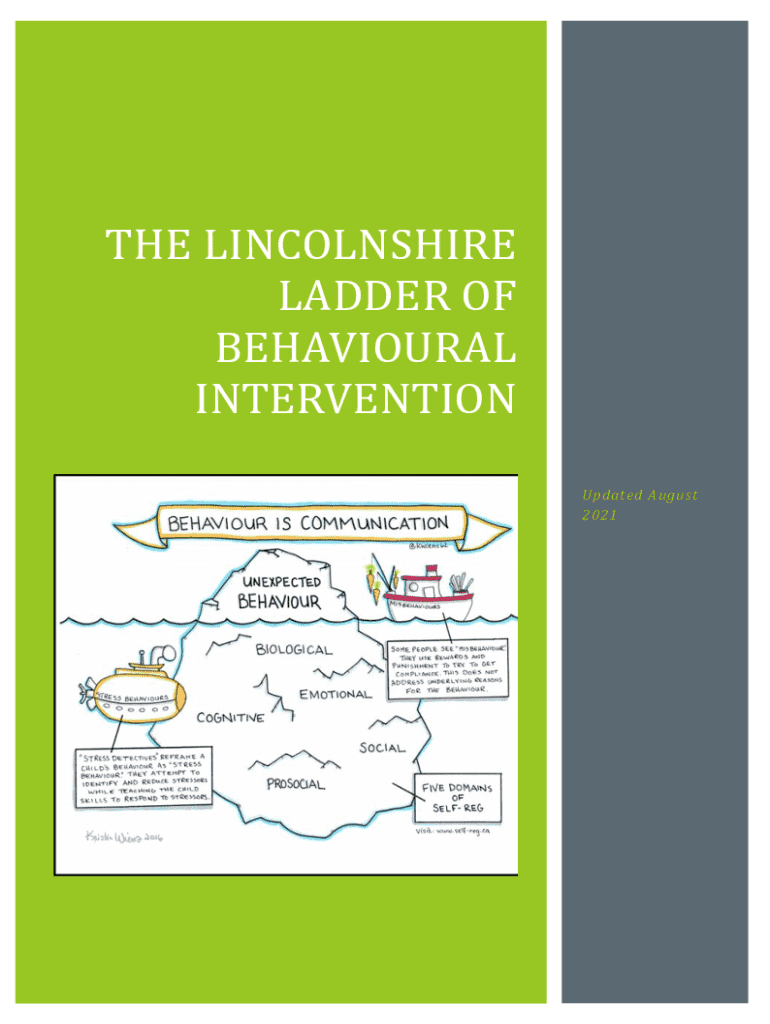 Fillable Online the Lincolnshire Ladder of Behavioural Intervention Fax ...