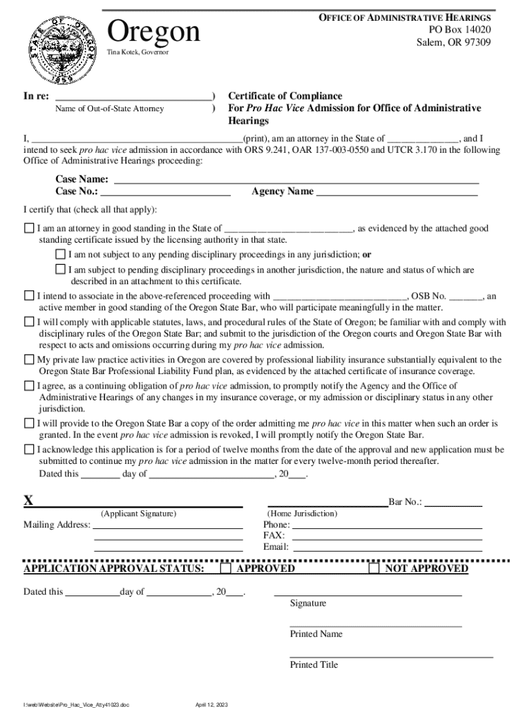 Fillable Online Certificate of Compliance Fax Email Print - pdfFiller