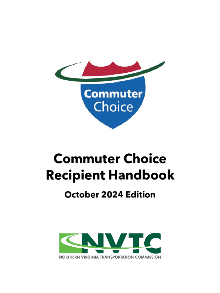 Fillable Online Commuter Choice Recipient Handbook - October 2024 ...