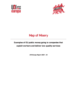 Fillable Online Map of Misery: Examples of EU public money going to ...