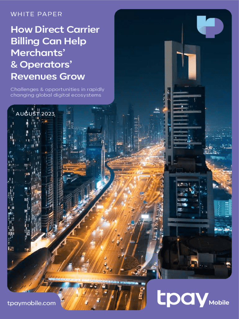 Fillable Online How Direct Carrier Billing Can Help Merchants ...