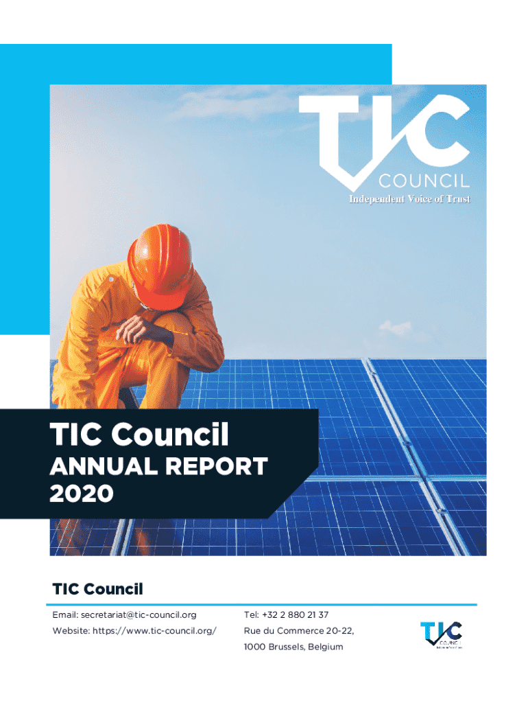 Fillable Online Launching the TIC Council: The New Voice of the Testing ...