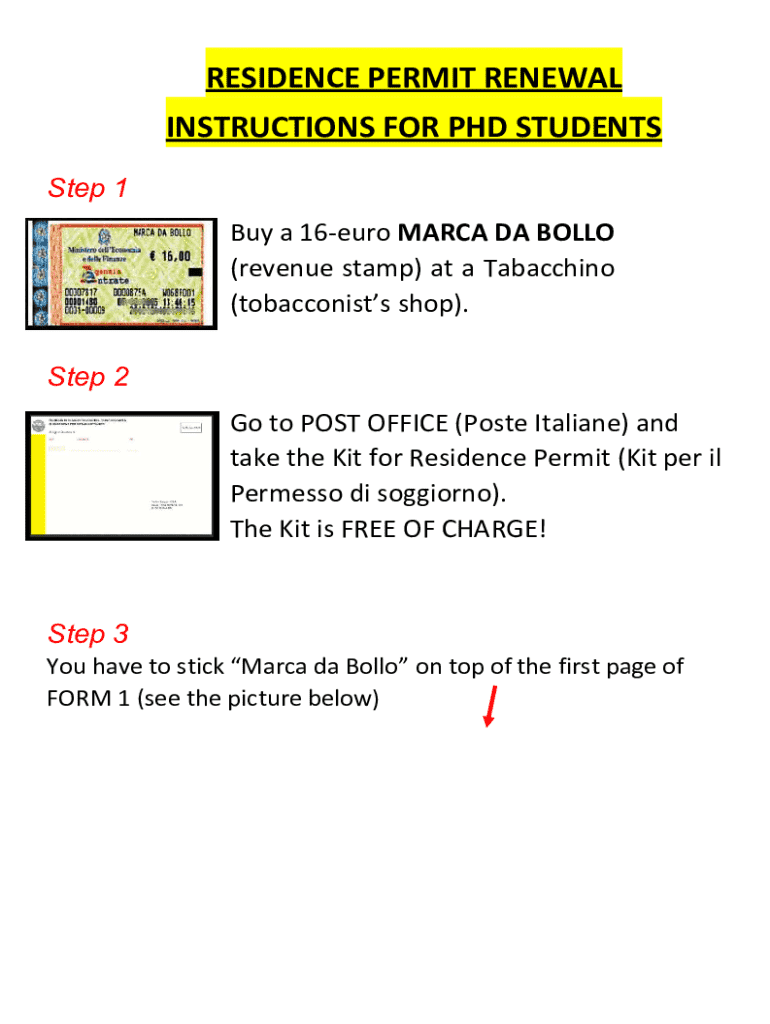Fillable Online Residence Permit Renewal Fax Email Print - pdfFiller