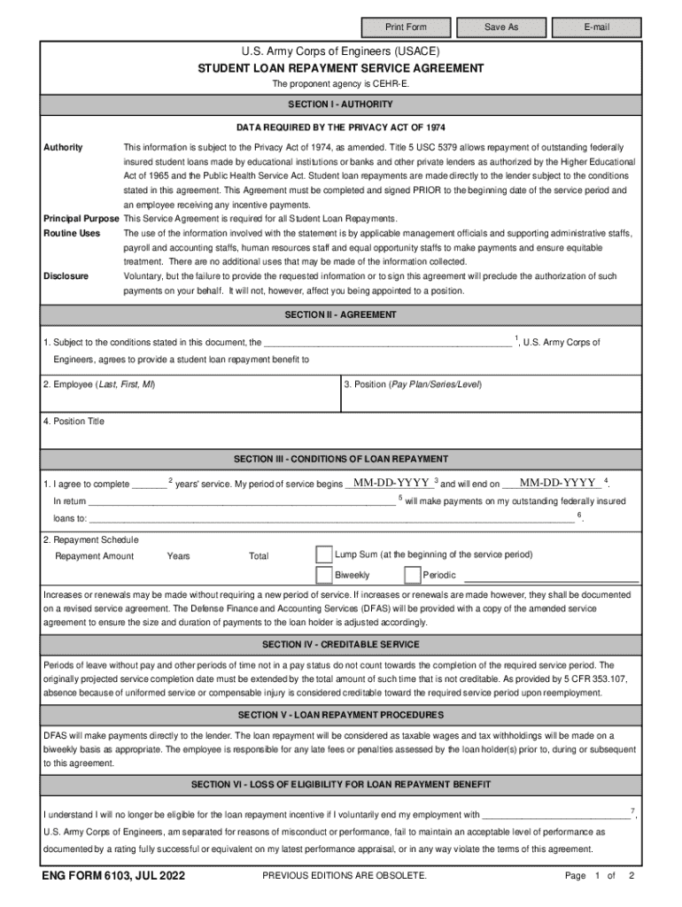 Fillable Online STUDENT LOAN REPAYMENT SERVICE AGREEMENT. STUDENT LOAN REPAYMENT SERVICE ...