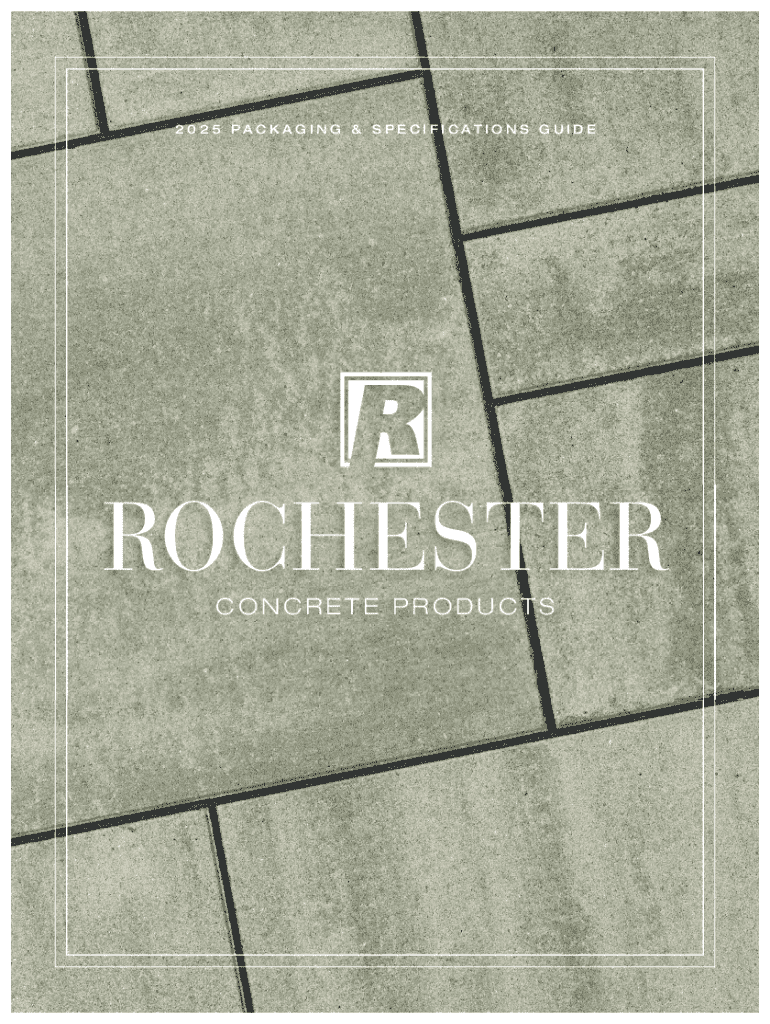 Fillable Online HARDSCAPES PACKAGING AND SPECIFICATIONS GUIDE. Fax Email Print - pdfFiller