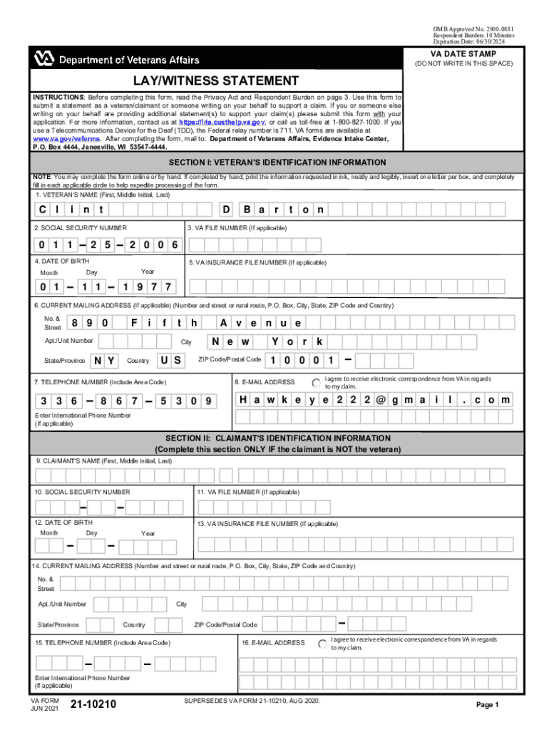 Fillable Online 21-0960P-2.pdf. Lay/Witness Statement Fax Email Print ...