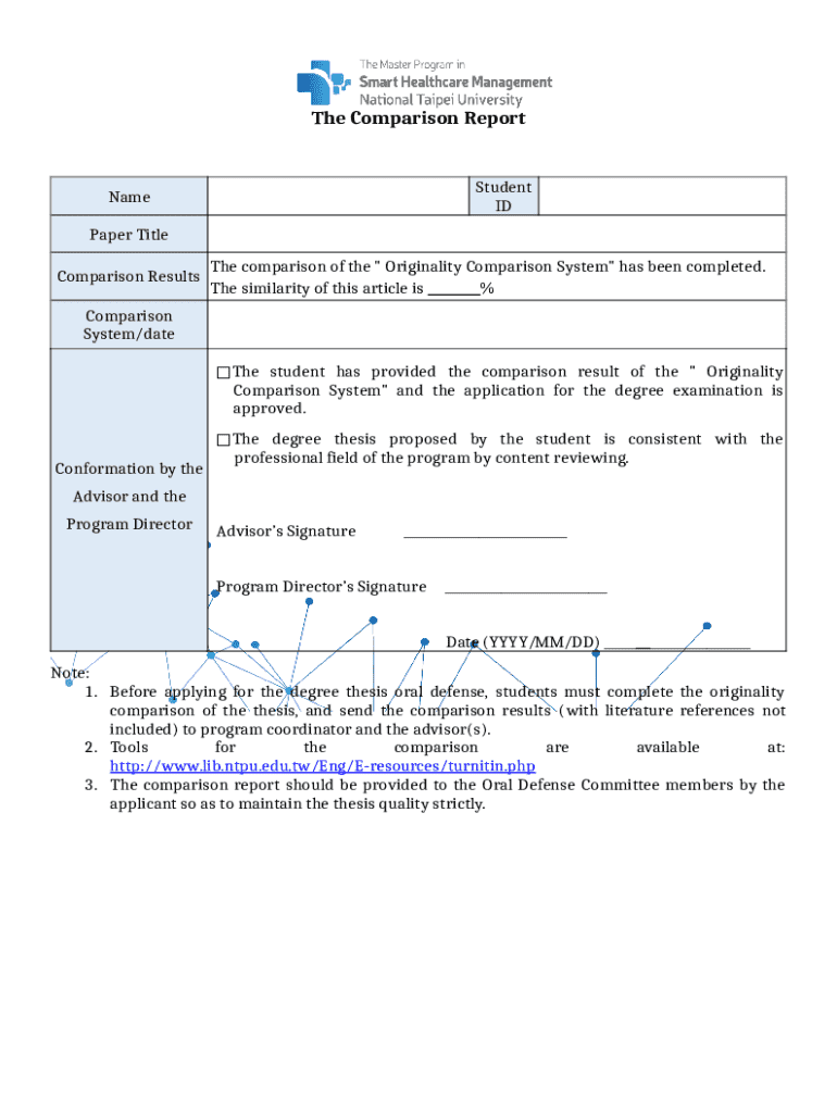 Similarity Check Doc Template | pdfFiller