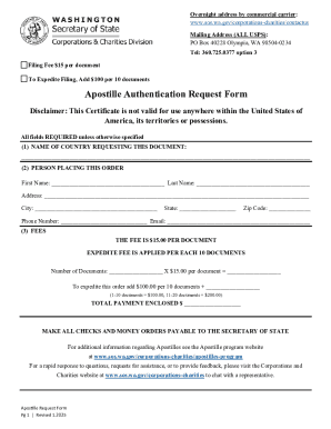 Fillable Online Apostille Request Form Fax Email Print - pdfFiller