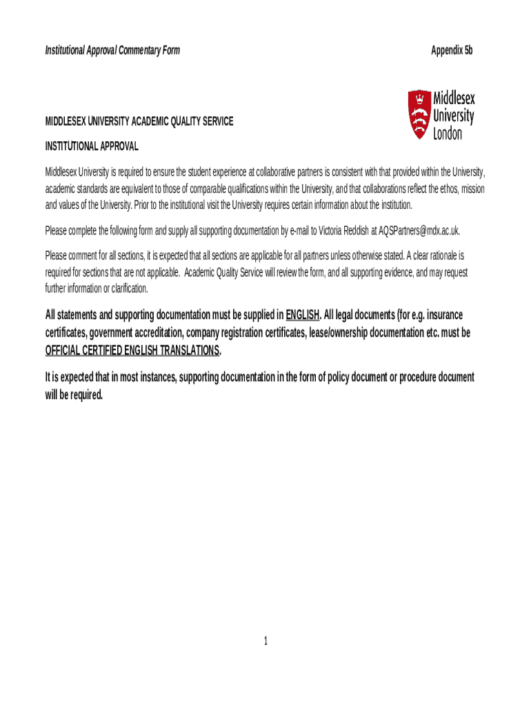 Appendix-5d-Institutional-Re-Approval-Commentary-. ... Doc Template | pdfFiller