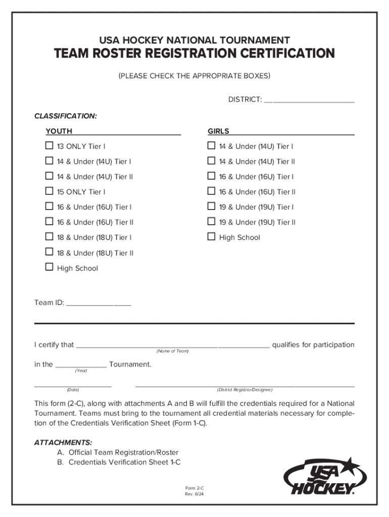 Fillable Online Team Roster Registration Certification Fax Email Print - pdfFiller