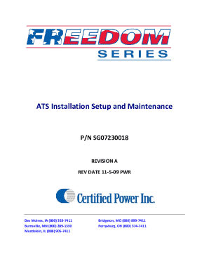 Fillable Online Ats Installation Setup and Maintenance Fax Email Print ...