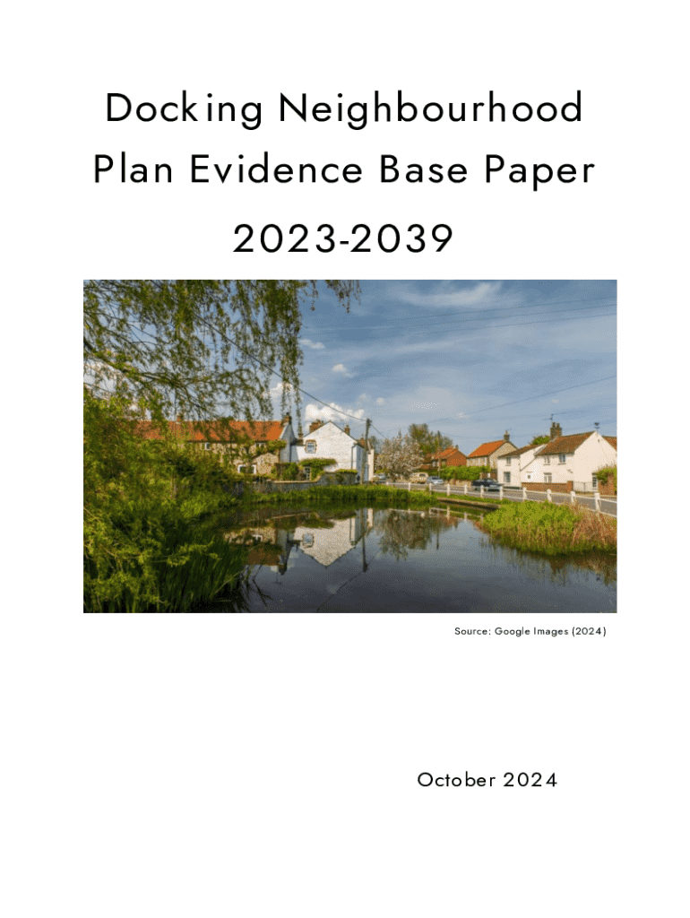 Fillable Online Docking Neighbourhood Plan 2023-2039 Fax Email Print - pdfFiller