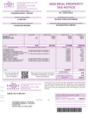 Fillable Online 2024 Real Property Tax Notice Fax Email Print - pdfFiller