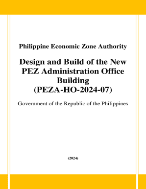 Fillable Online Design and Build of the New Pez Administration Office ...