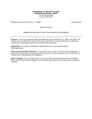 Fillable Online Military Personnel - Minnesota National Guard State ...