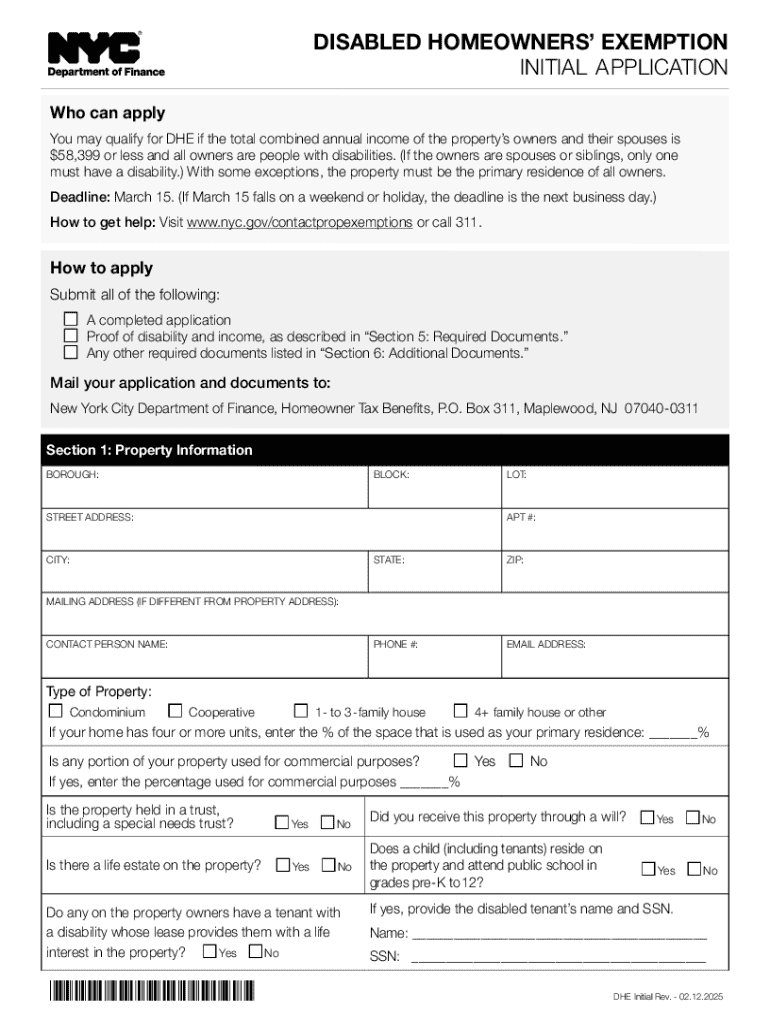 Fillable Online Disability / Limited Income - Tax Exemptions Fax Email Print - pdfFiller