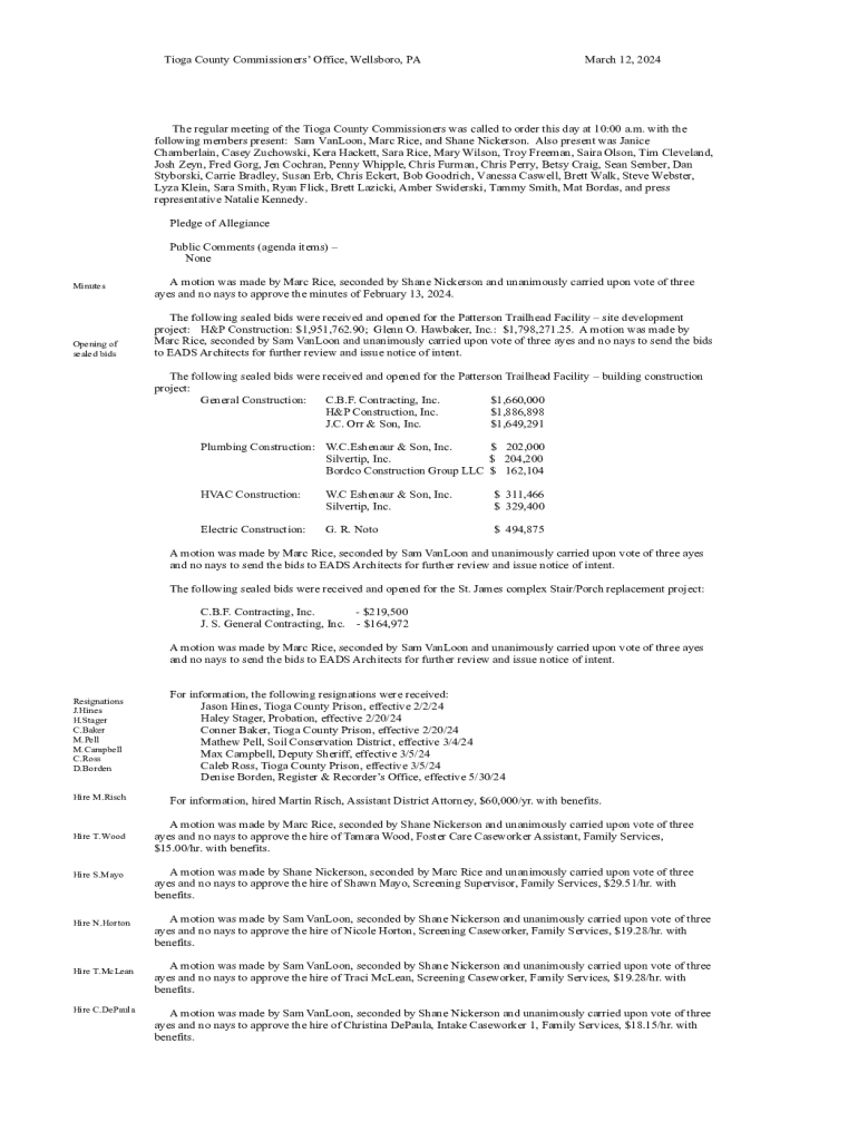 Fillable Online Chamberlain, Casey Zuchowski, Kera Hackett, Sara Rice ...