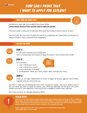 Fillable Online How to Apply for Asylum Fax Email Print - pdfFiller