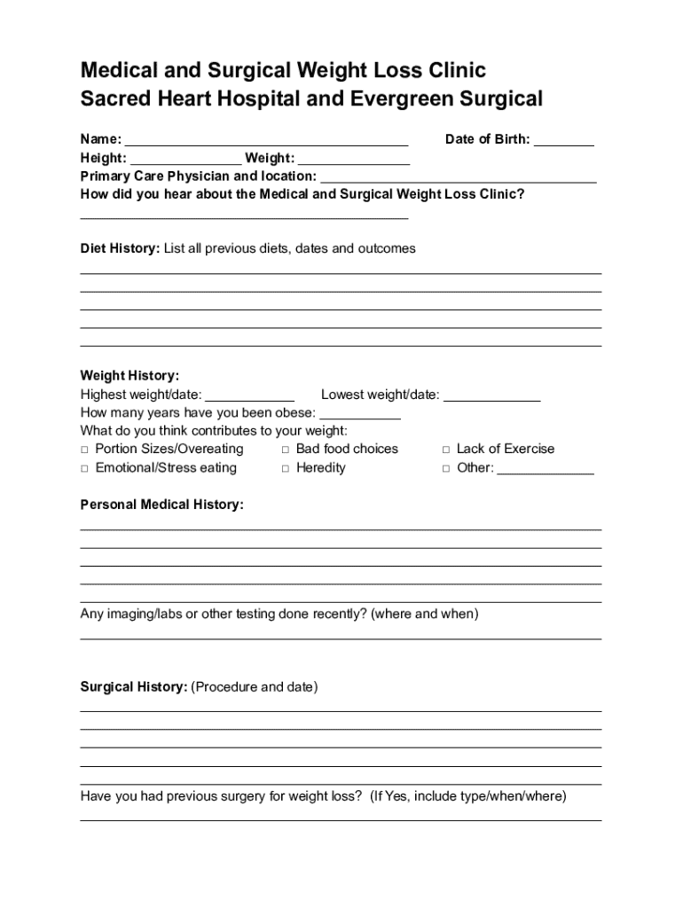 Fillable Online Intake form 020222 revision Fax Email Print - pdfFiller