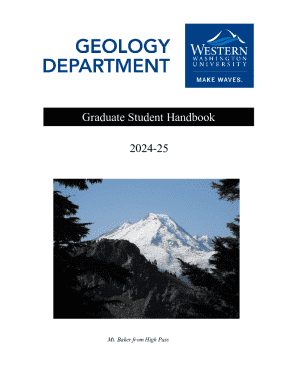 Fillable Online Graduate Student Handbook 2024-25 Fax Email Print ...