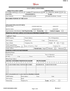 Fillable Online Loan Application Form Fax Email Print - pdfFiller