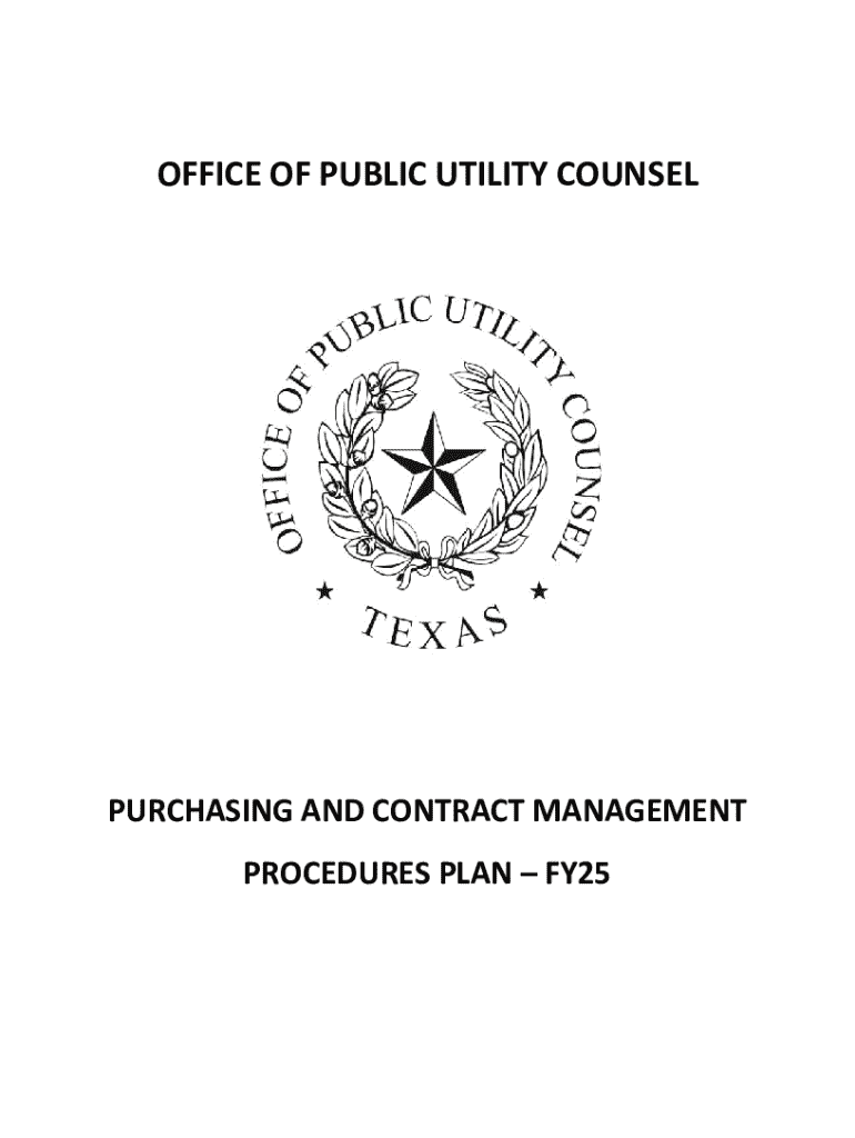 Fillable Online Office of Public Utility Counsel - Purchasing and ...