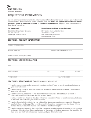Fillable Online Request for Information Form Fax Email Print - pdfFiller